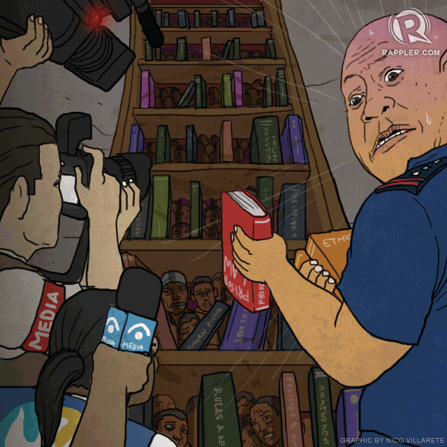 #AnimatED: PNP's skeletons behind a bookshelf